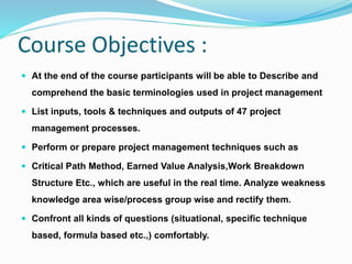 Pmp(project management professional ) presentation | PPTX