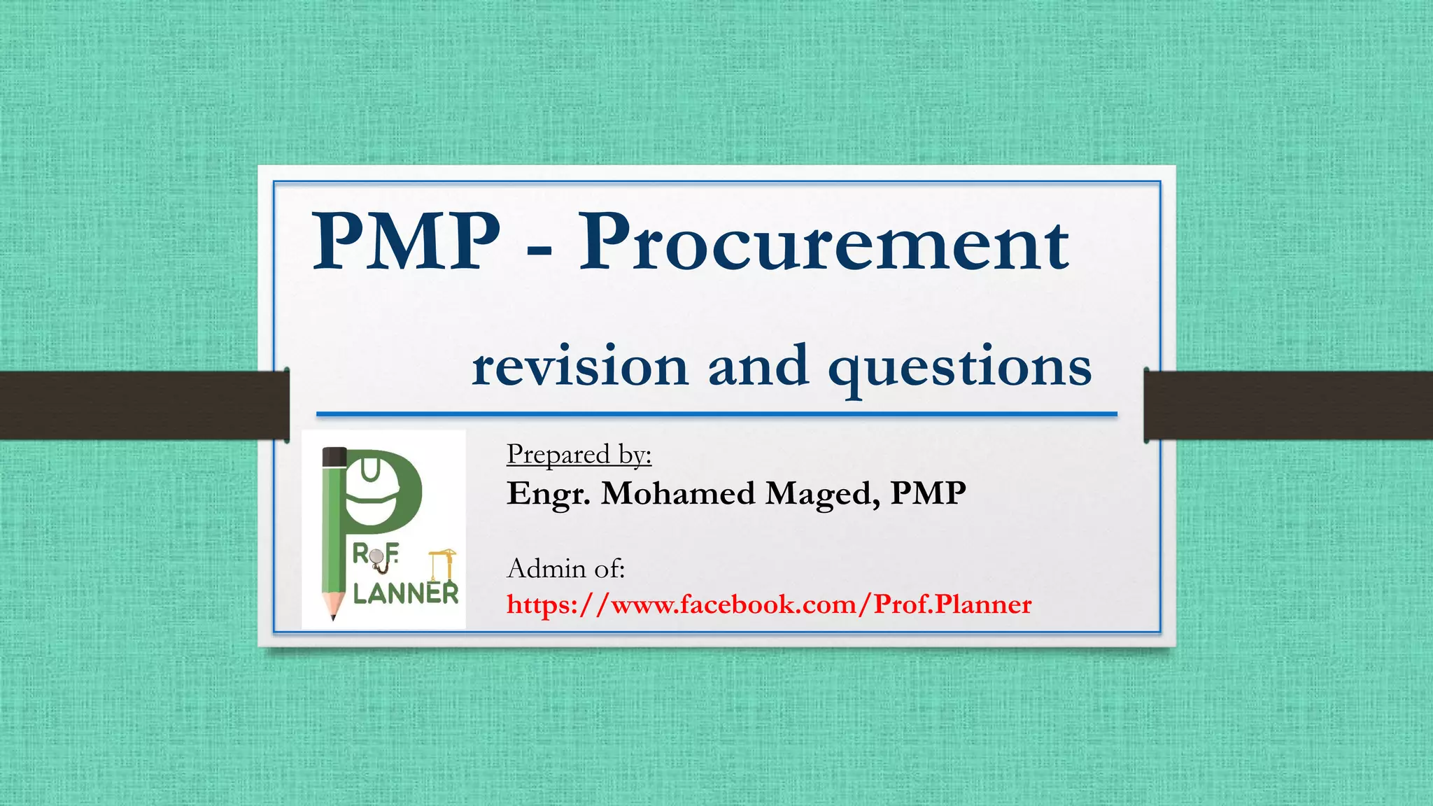 Pmp procurement rev | PDF