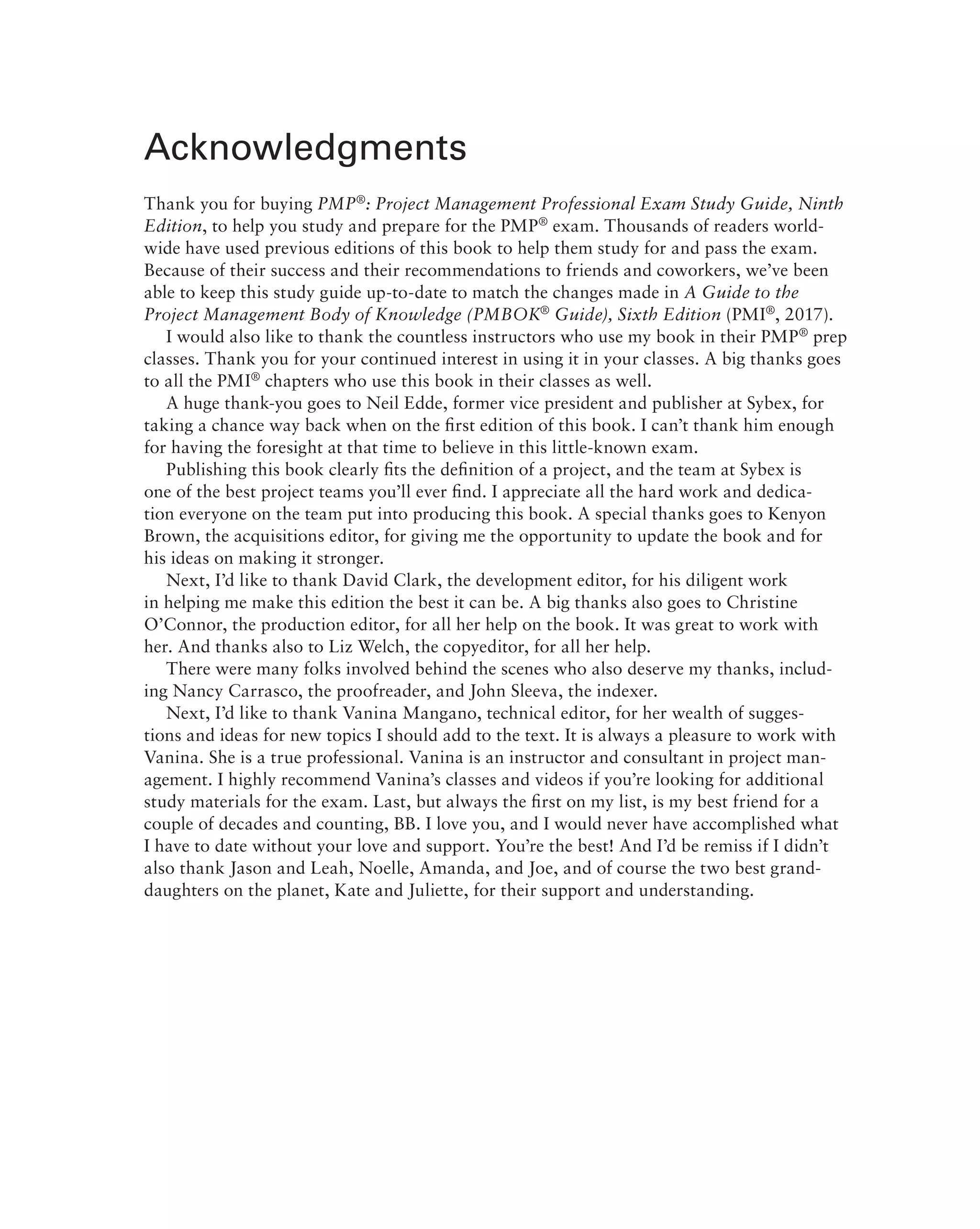 PMP Project Management Professional Exam Study Guide (Heldman, Kim) | PDF