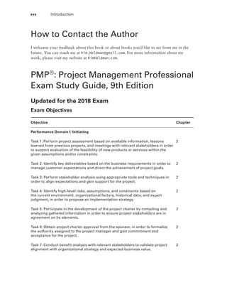 PMP Project Management Professional Exam Study Guide (Heldman, Kim) | PDF