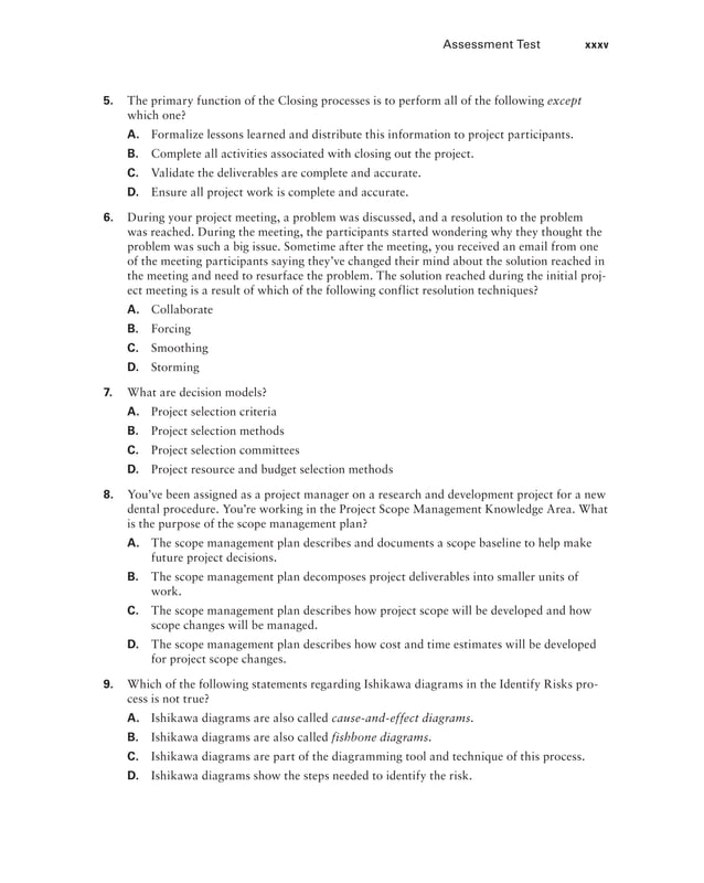 PMP Project Management Professional Exam Study Guide (Heldman, Kim) | PDF