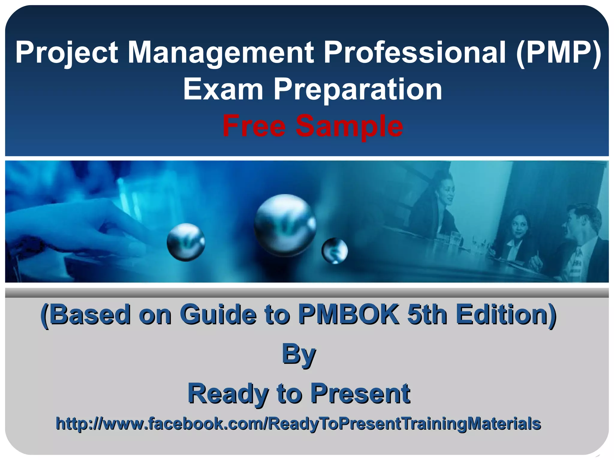 Pmp project management professional free sample | PPT