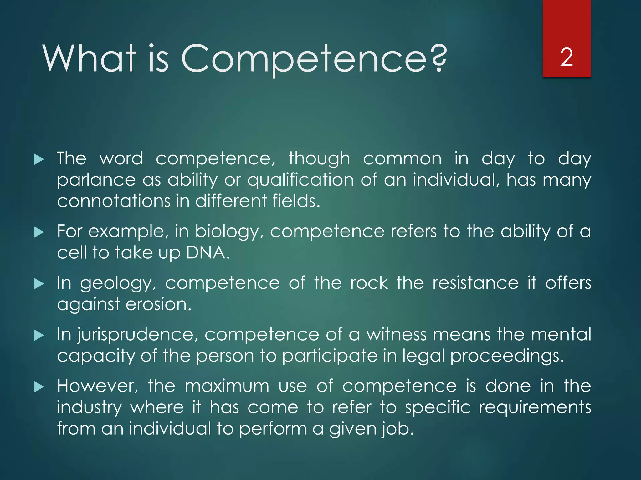 the difference between competence and competency | PPT | Free Download