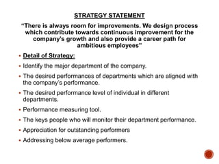 Performance management department (Importance) PPT | PPTX