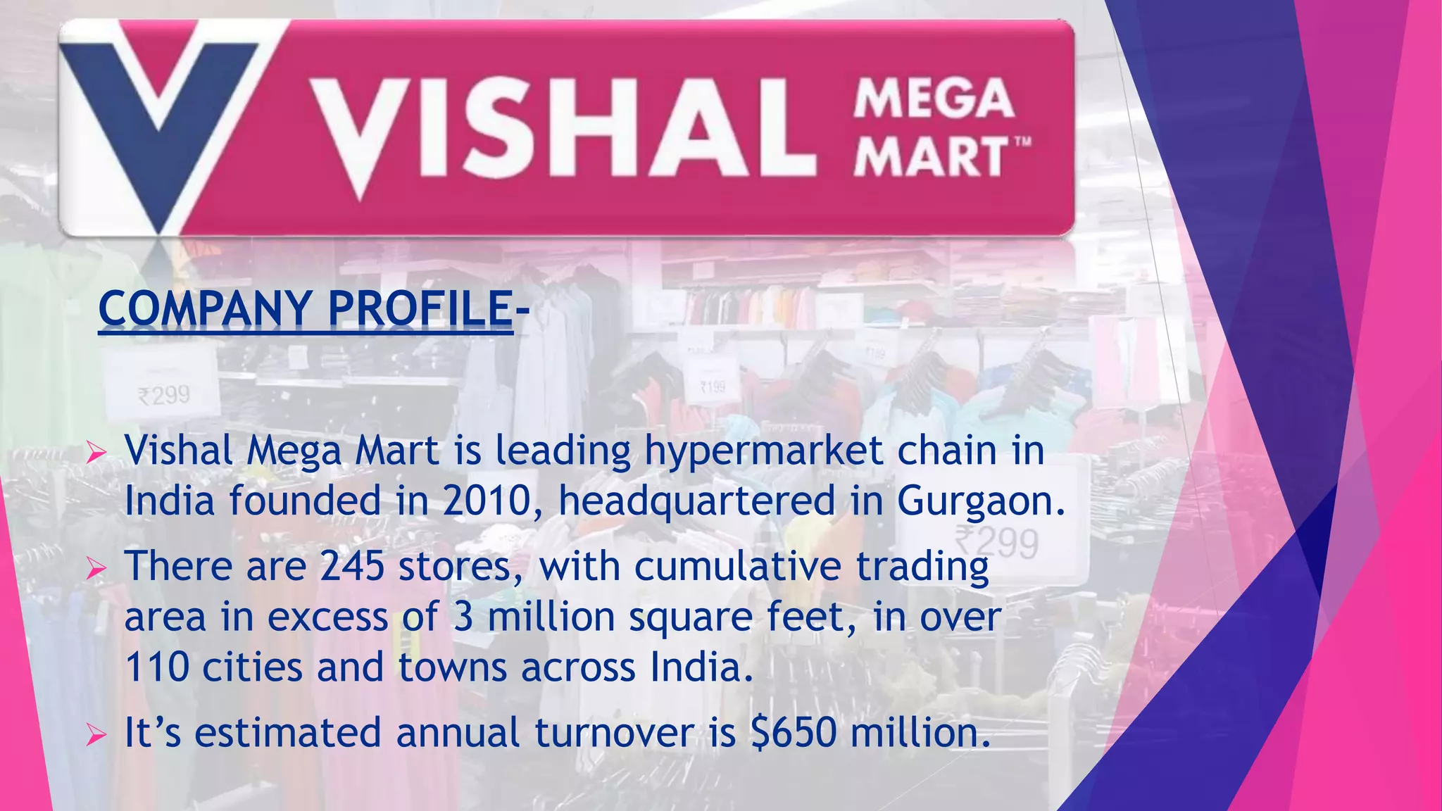 Vishal Mega Mart | PPTX