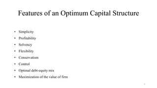 optimal capital structure | PPTX