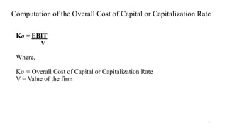 optimal capital structure | PPTX