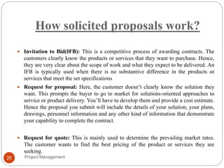 Pm ppt p roject selection and solicitation | PPT