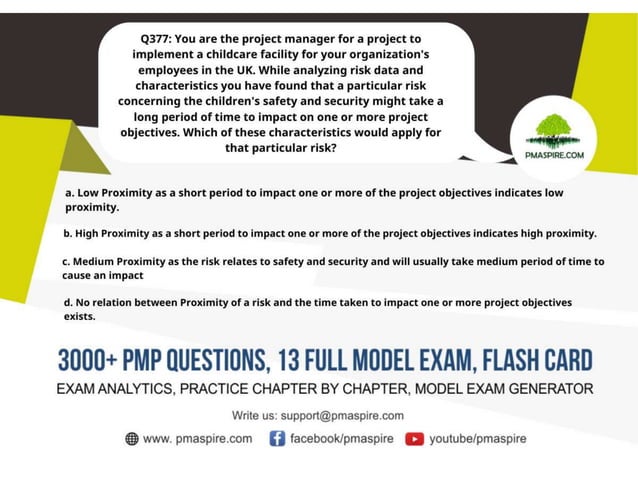PMP Question of the day! | PPTX