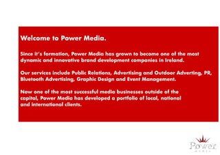 Power Media Presentation | PDF