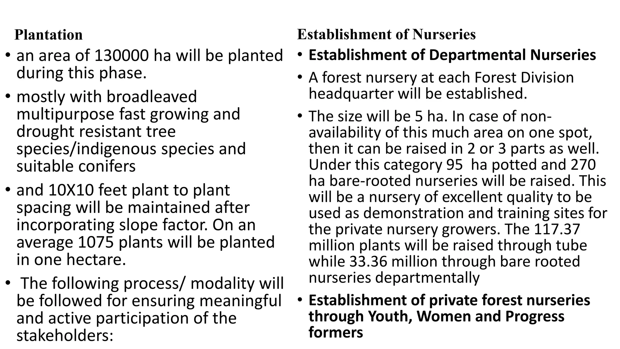 Billion Tree Tsunami Afforestation Project in KP | PPTX