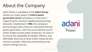 PERFORMANCE MEASUREMENT OF Adani Powers - PERFORMANCE MANAGEMENT (PM ...