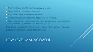 BASIC CONCEPTS OF PRINCIPLE OF MANAGEMENT | PPT