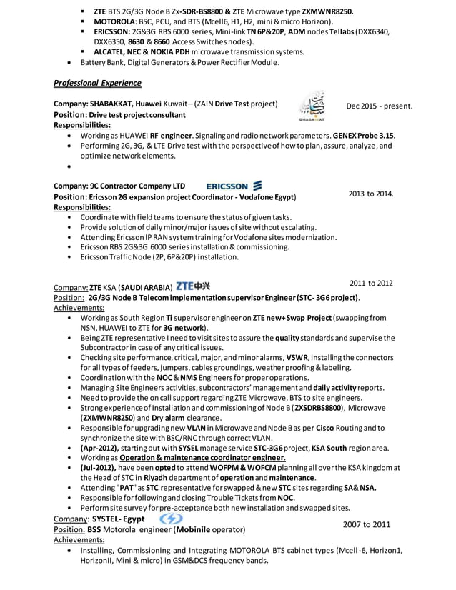 Pmp rf engineer resume | PDF
