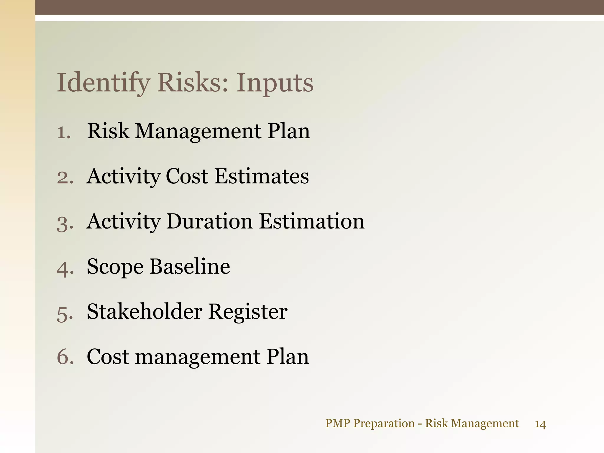 Pmp risk management | PDF
