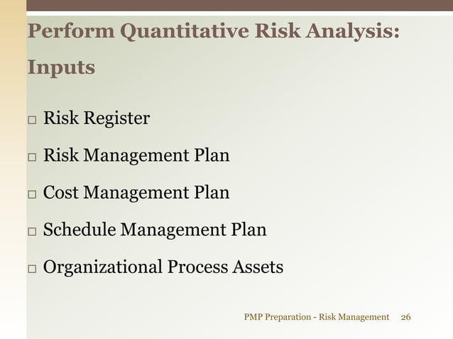 Pmp risk management | PDF