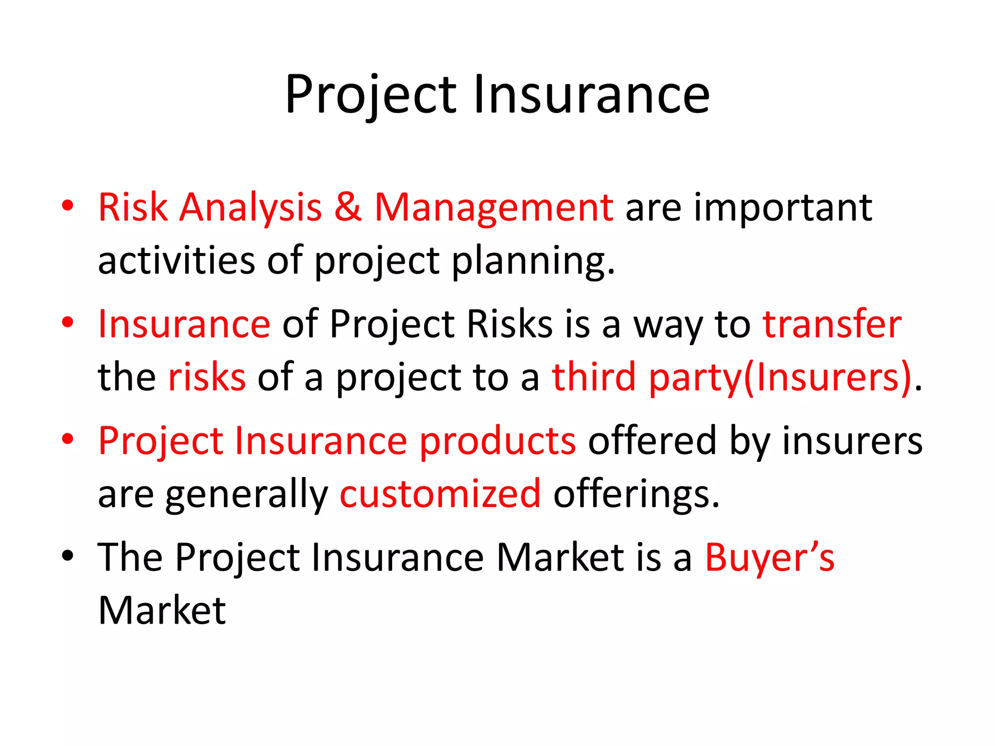 Project Insurance Basics | PPTX