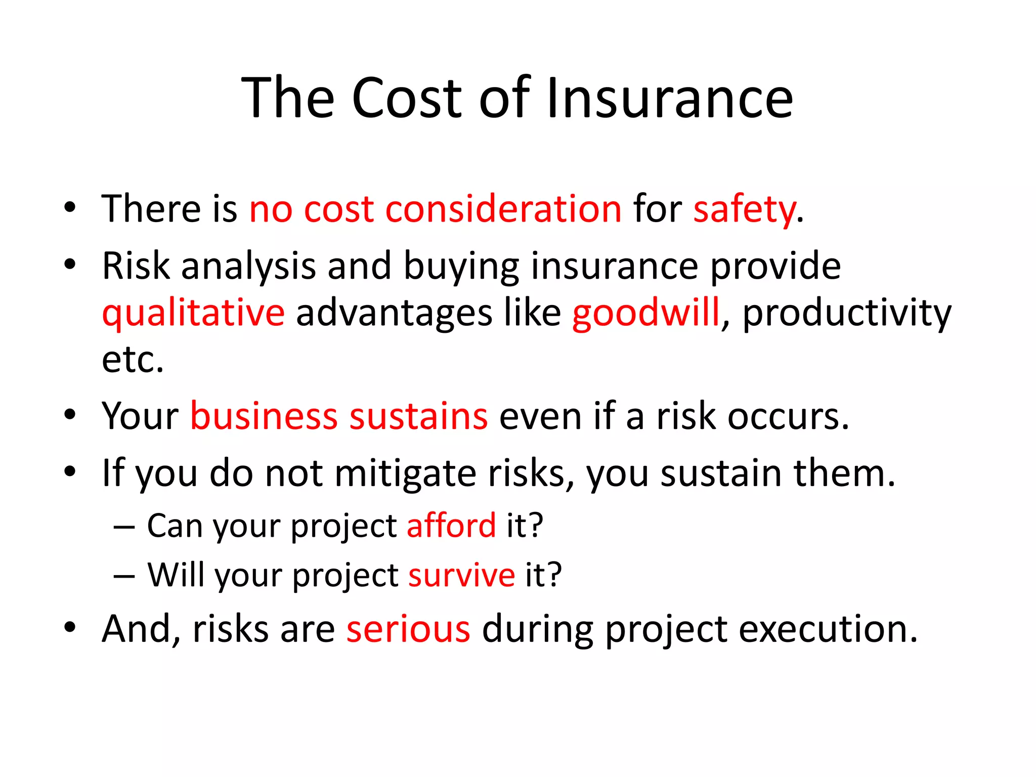 Project Insurance Basics | PPTX