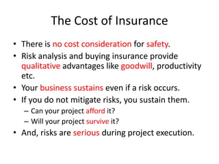 Project Insurance Basics | PPTX