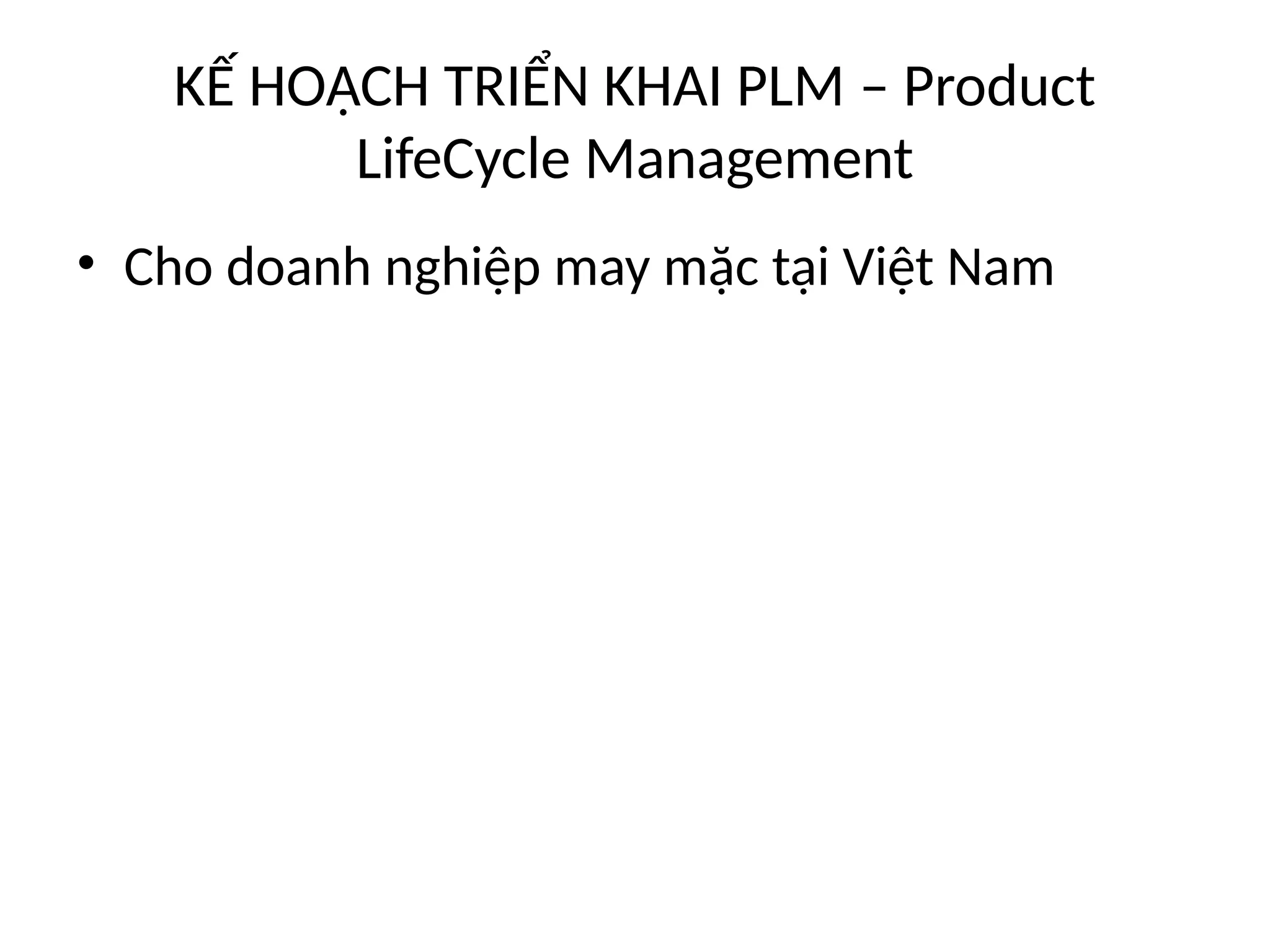 PM Project Plan PLM - Product Lifecycle Management | PPT