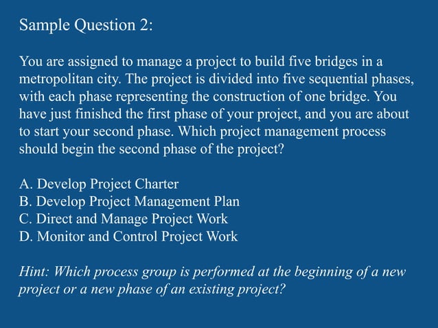 Free PMP® Practice Exam Questions | PDF