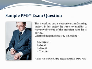 PMP Exam Sample Questions Set 1 | PPT
