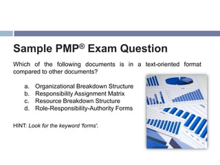 Pmp sample questions set2 | PPT
