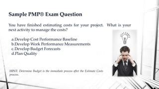 PMP Exam Sample Questions Set 6 | PPT