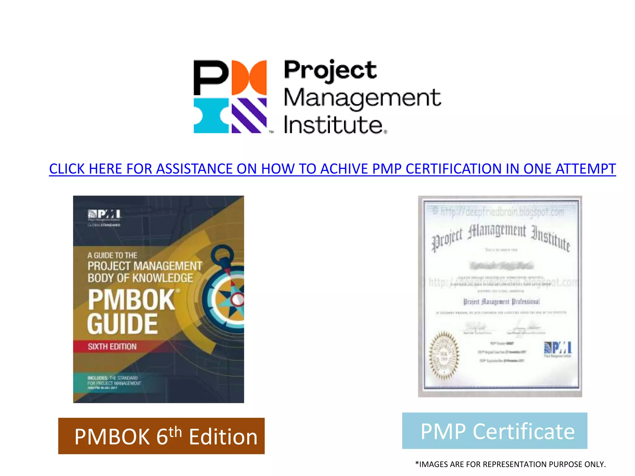 PMP CERTIFICATION TRAINING | PPT