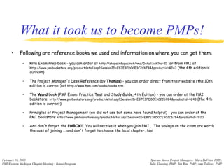 PMP Study Group example | PPT