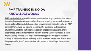 pmp training in noida | PDF