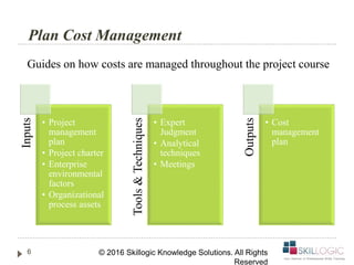 PMP Training Project Cost Management Part 1 | PPT