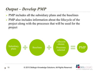 PMP Training - Project Integration Management - Part 1 | PPTX
