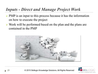 PMP Training - Project Integration Management - Part 1 | PPTX