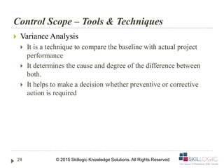 PMP Training Project Scope Management Part 2 | PPT