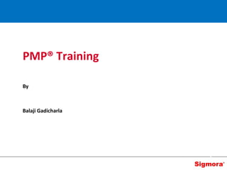 Pmp training sigmora | PPT