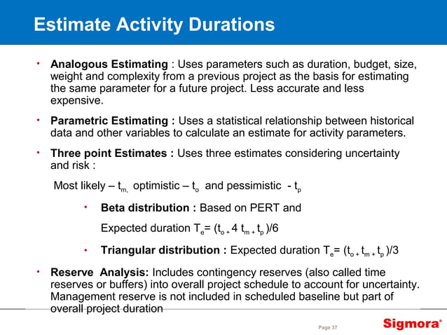 Pmp training sigmora | PPT