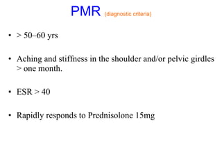 polymyalgia rheumatica | PPT