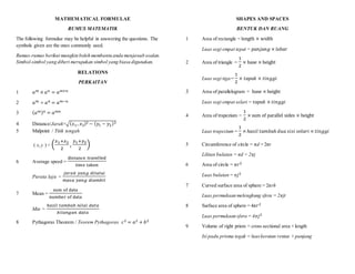 Pmr.mathematical formulae | PPT