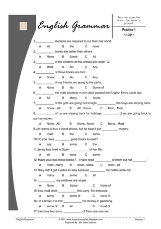 PMR English | PDF