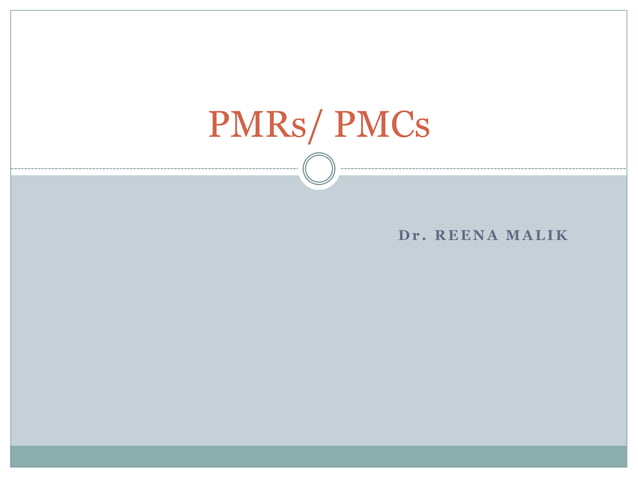Post Marketing Requirements/Complaince: PMRs and PMCs | PPTX