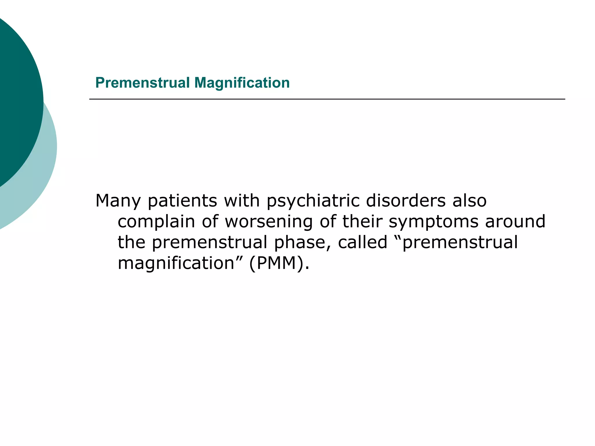 Premenstrual Syndrome | PPT