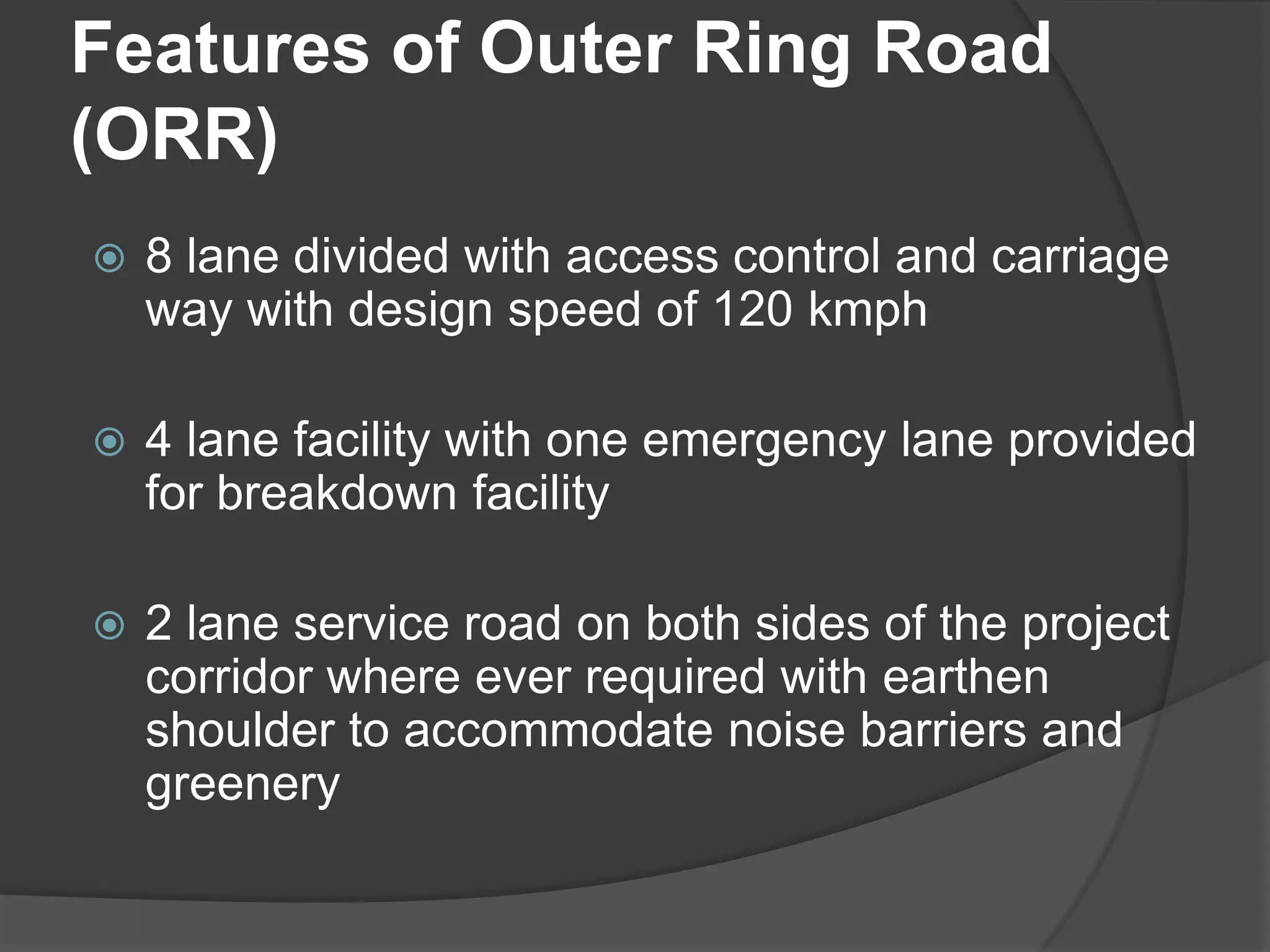 hyderabad outer ring road | PPTX