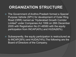 hyderabad outer ring road | PPTX