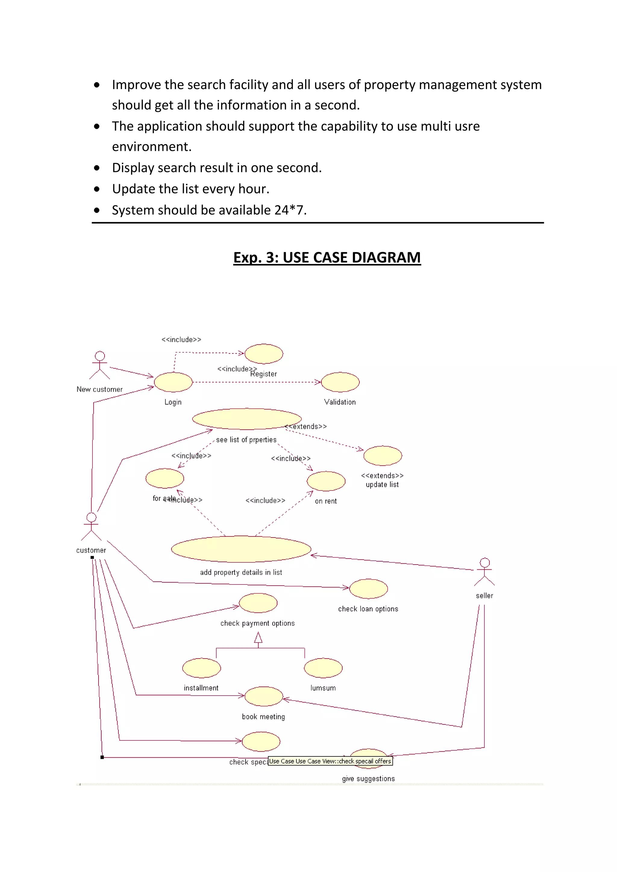 Online property management system design document | DOCX