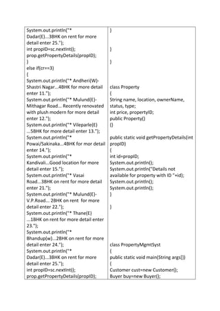 Online property management system design document | DOCX