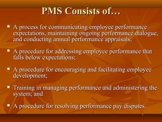 PERFORMANCE MANAGEMENT SYSTEM | PPT