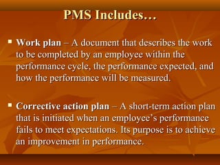 PERFORMANCE MANAGEMENT SYSTEM | PPT
