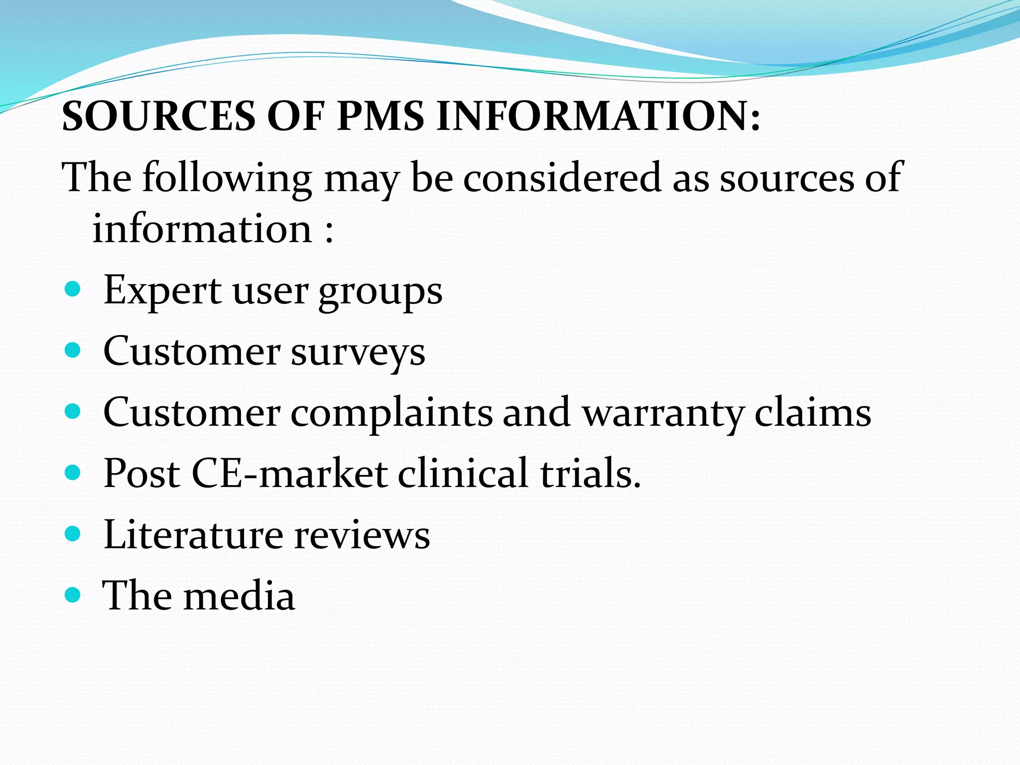 PMS (post marketing surveillance) | PPTX