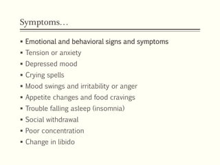 Pre menstrual syndrome | PPTX